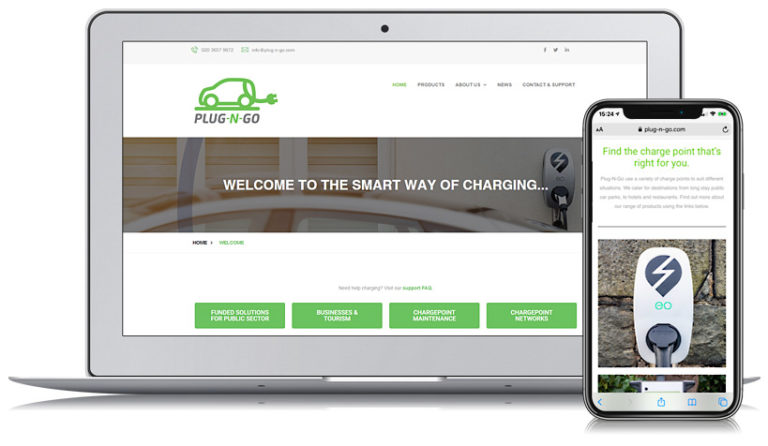 Plug-N-Go Guernsey Website Design - Web Design Guernsey
